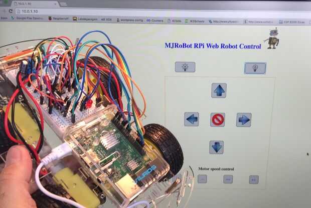 Iot Controlar Un Raspberry Pi Robot Por Internet Con Html Y Shell Scripts Sólo