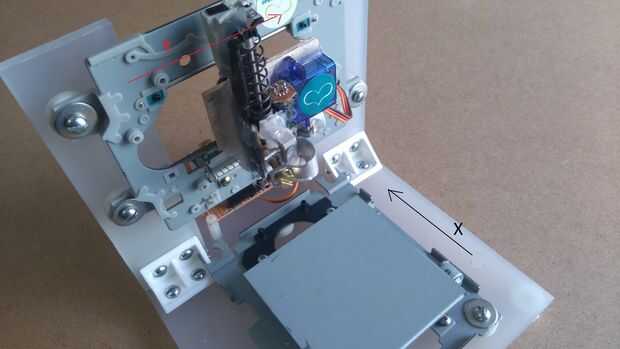 Arduino Mini Plotter Cnc Máquina De Dvd Unidades Paso 6 Prueba Motores Paso A Paso Ejes X E