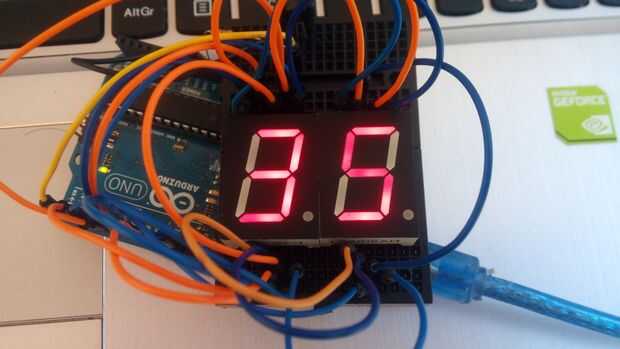 Siete segmentos Display termómetro - Arduino basado / Paso 4: ¡ Bien hecho! - askix.com