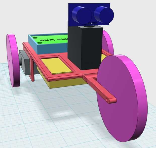 3d Impreso Arduino Boe Bot