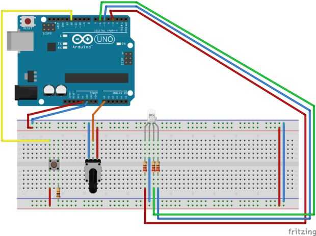 ¿Arduino RGB LED de control / Paso 2: Cómo conectarse - askix.com