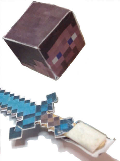 Arduino Steve - un Minecraft Animatronic / Paso 2: La diversión jugar con paso de pegamento ...