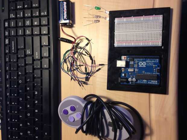 Hacer Un Juego Snes Controlador Basado En Arduino Paso 1 Materiales Necesarios