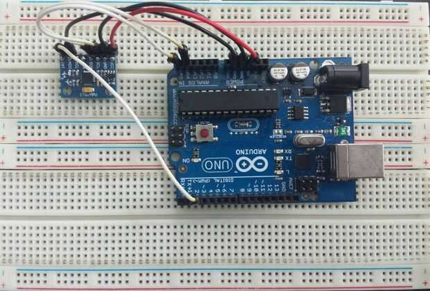 Guía Arduino Cohete Paso 3 Conecte El Giroscopio Arduino