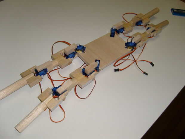 Arduino En Base Cuatro Patas Robot