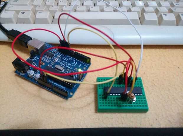 Grabar El Bootloader En Atmega328p Usando Arduino Diecimila 