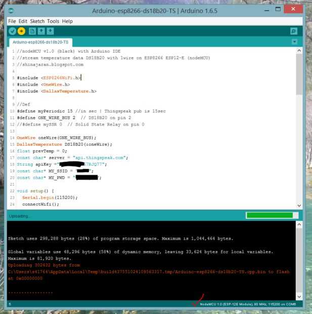 Esp8266 Esp 12e Nodemcu V10 Con Arduino Ide En Registrador De Temperatura Inalámbrico De 8100