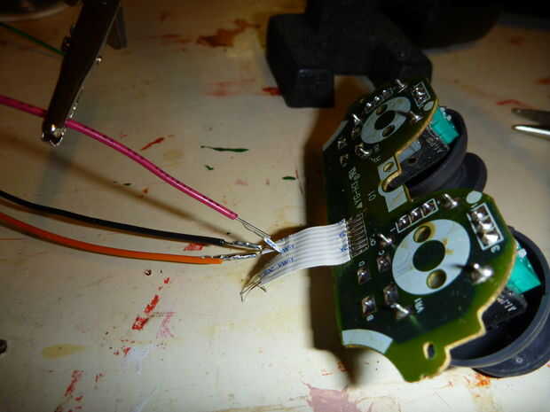 Joysticks controlador de PS1 con Arduino / Paso 4: finalmente! Tiempo de soldadura! - askix.com