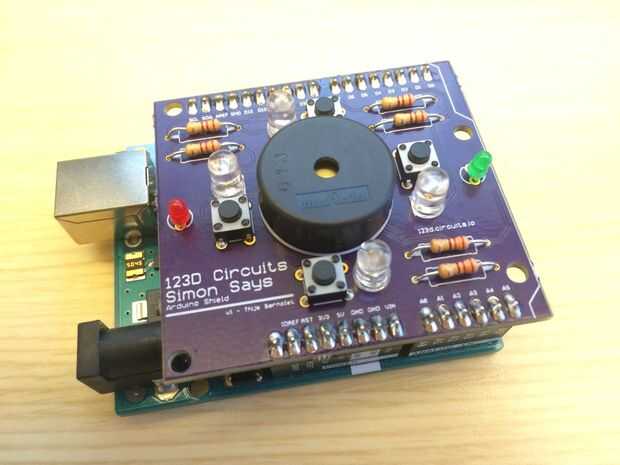 Arduino Simón Dice Paso 7 Opcional Disfruta Tu Escudo Personalizado De Arduino 