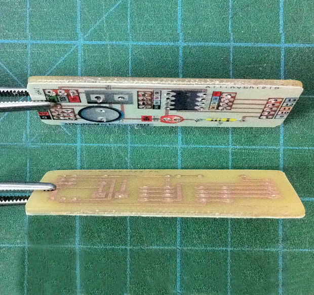 Programador de Arduino ATtiny85 Shield PCB [ATtinyShield] / Paso 4: Acabado del PCB... - askix.com