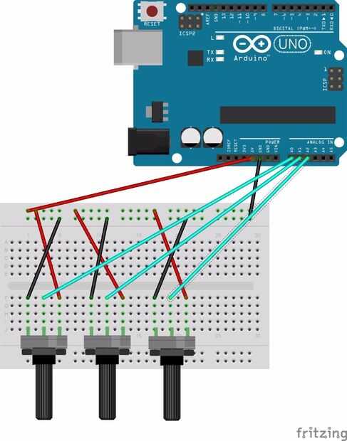Construcción de una controlador de Midi básico parte 1 - 3 fácil olla (potenciómetro) Arduino ...