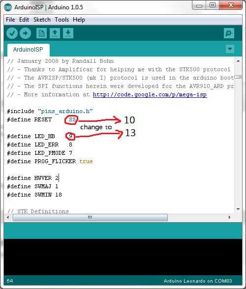 Arduino Leonardo como ISP / Paso 2: Preparar el Leonardo - askix.com
