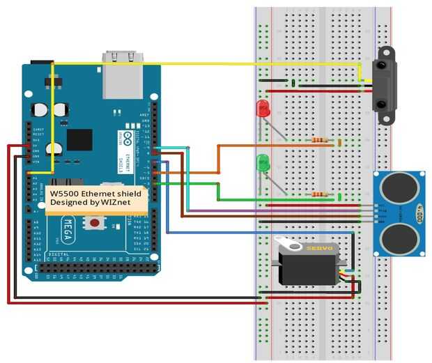 Sistema de aparcamiento con Ethernet en arduino / Paso 2: Hardware que proceso - askix.com
