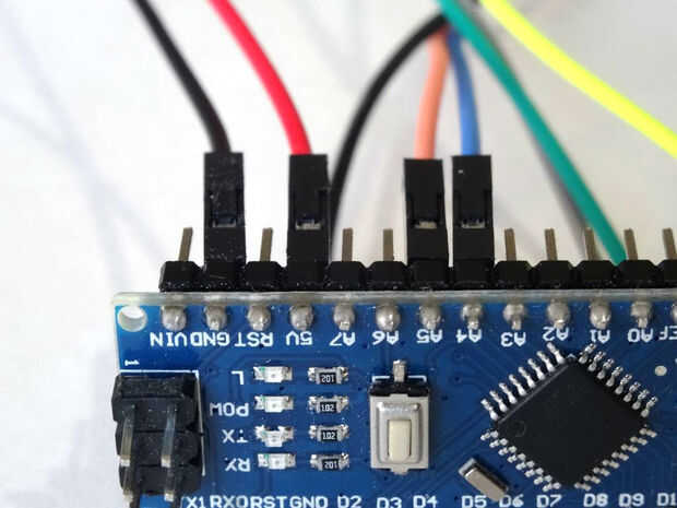Arduino Nano Y Visuino 7 Segmentos Display Clock Con El Max7219 Y