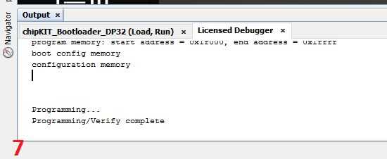 Programación utilizando el IDE de Arduino a la placa ChipKIT Dp32 / Paso 3: Uso de MPLAB X para ...