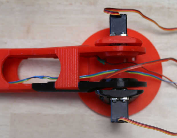 3D impreso brazo Robot / Paso 10: Coloque el brazo en la base - askix.com 3D impreso brazo Robot / Paso 10: Coloque el brazo en la base - askix.com
