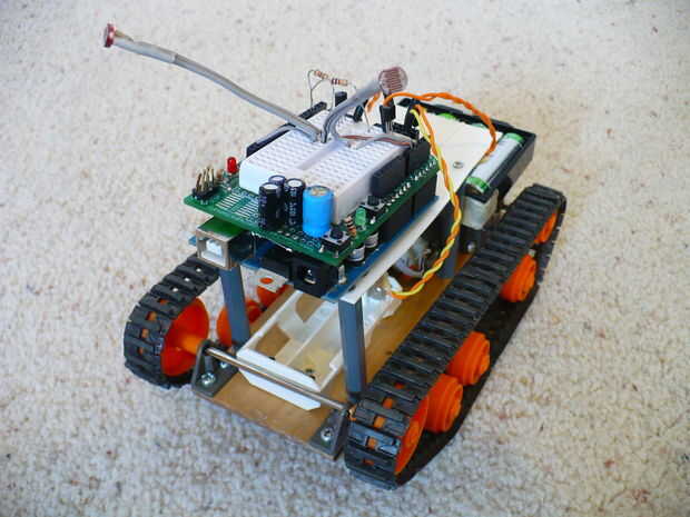 (con Video) Básicos Arduino Robot buscador de luz! - askix.com