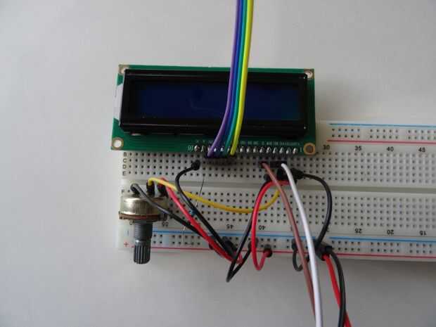 Arduino Nano Conectado Directamente A Pantalla De Lcd 2 X 16 Con