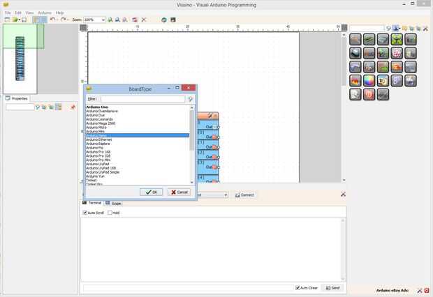 Arduino Nano Y Visuino 7 Segmentos Display Clock Con El Max7219 Y Ds1307 En Tiempo Real Clock