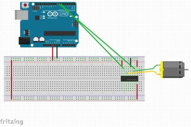 Controlar un Motor DC con Arduino / Paso 2: Comunicación Serial - el cableado - askix.com