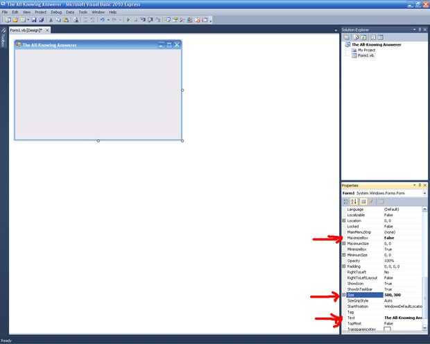 Un divertido juego/truco en Microsoft Visual Basic / Paso 1: Comenzar ...