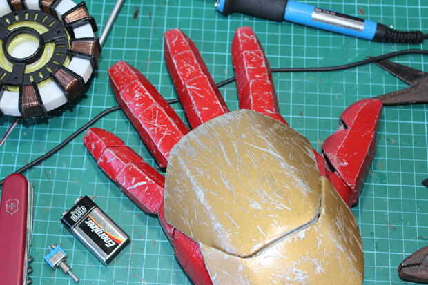 Realista MK 42 Iron man 3D guante impreso con erosión - askix.com