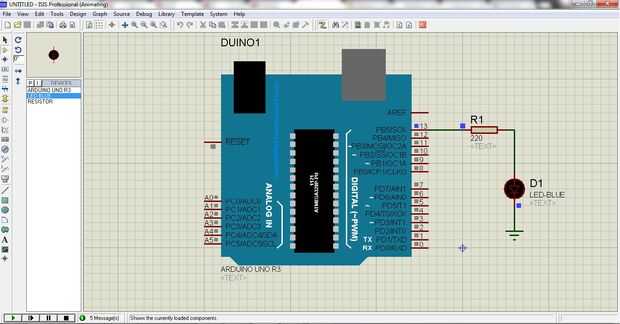 Cómo simular Arduino en Proteus / Paso 4: (Paso 2) Proteus simulación ... Cómo simular Arduino en Proteus / Paso 4: (Paso 2) Proteus simulación ...