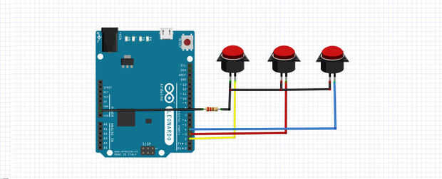 Botonera Programable De Arduino Como Teclado Paso 4 Escala Para