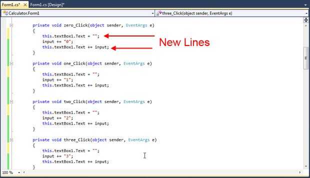 Crear una calculadora Visual Studio C# / Paso 6: Ver entrada - askix.com Crear una calculadora Visual Studio C# / Paso 6: Ver entrada - askix.com