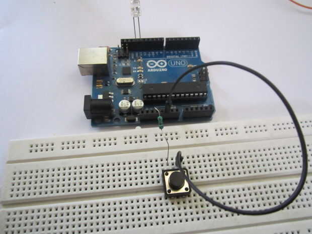 Cómo Utilizar Un Interruptor De Botón Con Arduino Paso 3